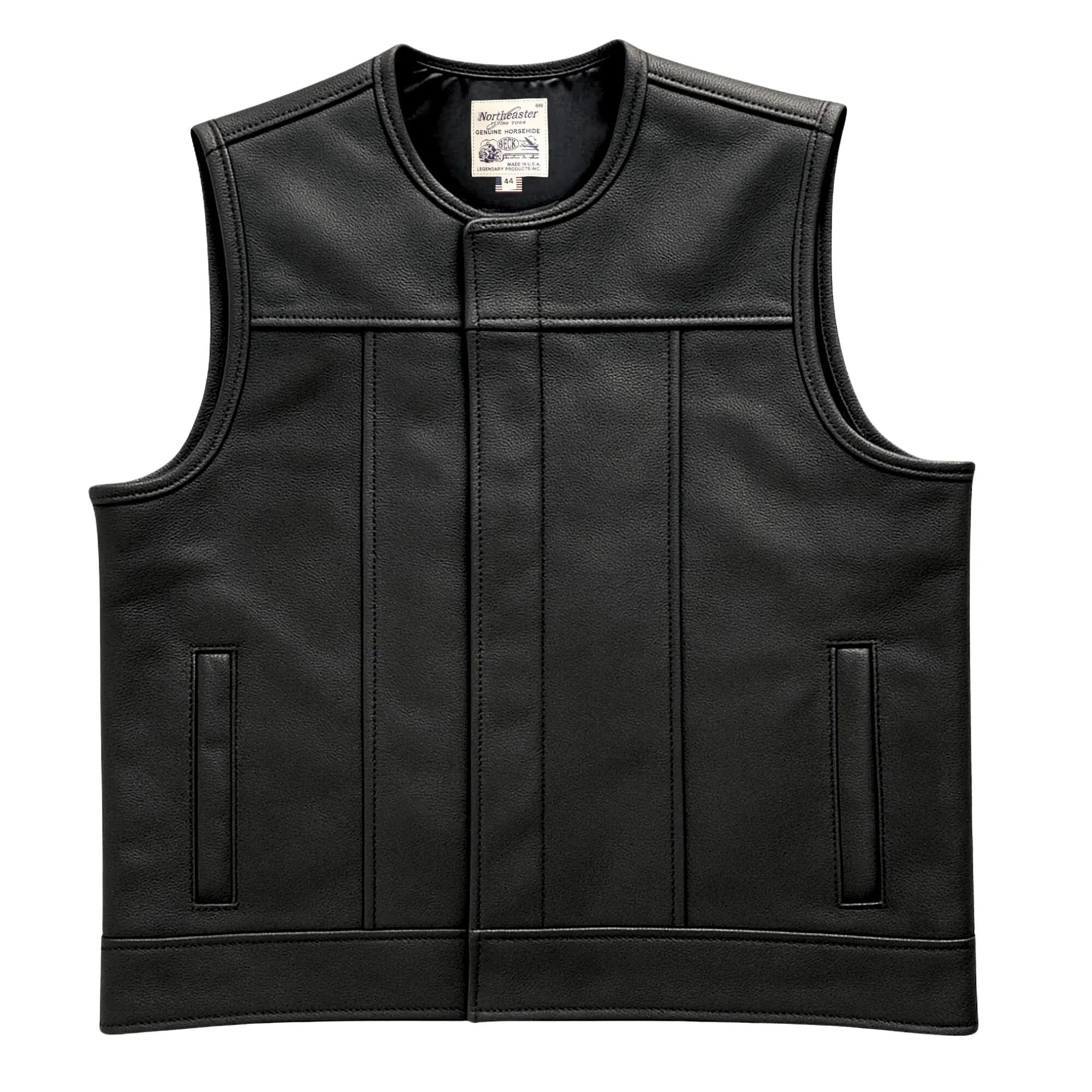 BECK® 882 Leather Horsehide Motorcycle Vest | Legendary USA