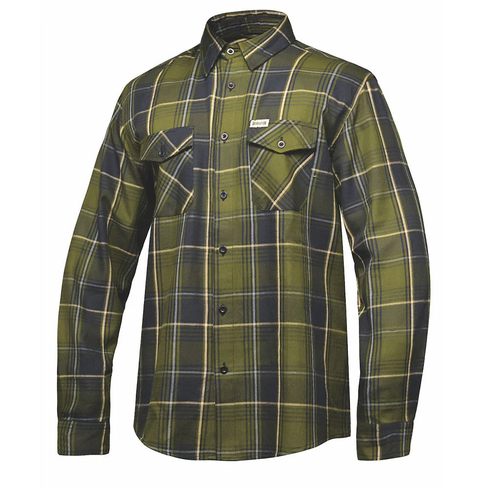 Black and Olive Green Flannel Shirt by UNIK Riding Gear – Legendary USA