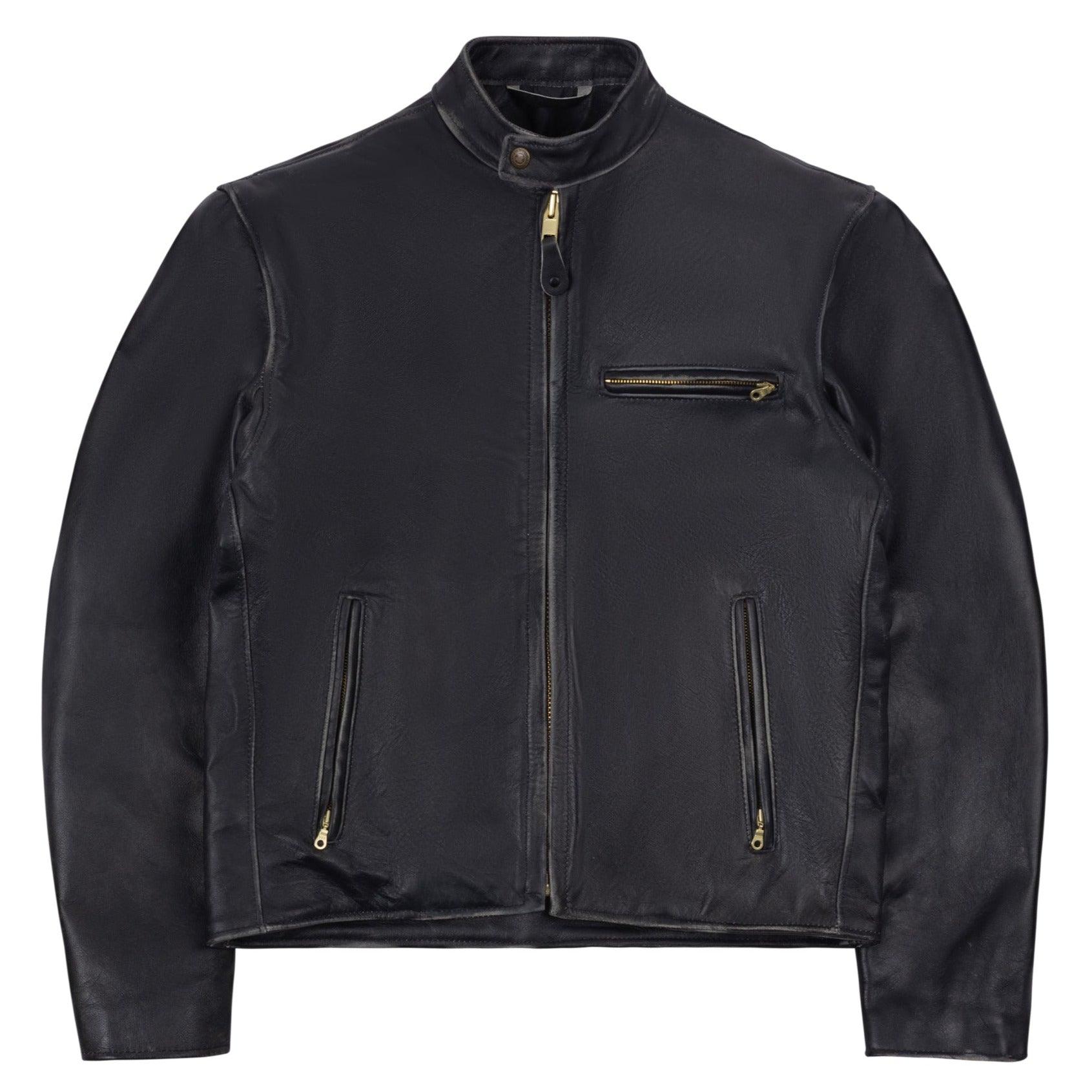 BECK® 666 Distressed Horsehide Leather Motorcycle Jacket – Legendary USA