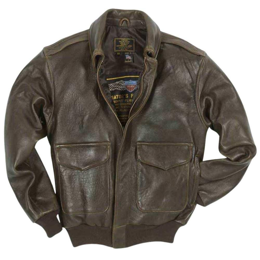 Air Force A-2 Leather Flight Jackets | USAF Bomber Jackets – Legendary USA