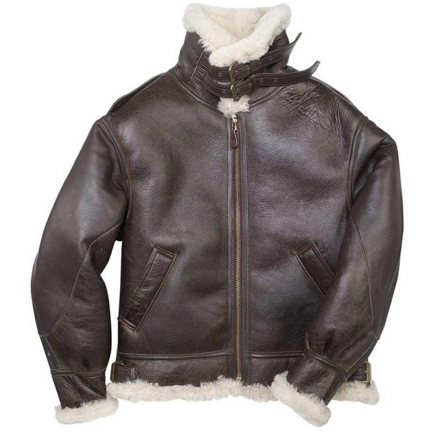 B-3 Sheepskin (Shearling) Leather Bomber Jackets | Legendary USA