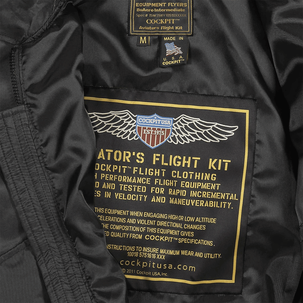 US Navy Flight Jacket | Men's Nylon Jacket | Legendary USA