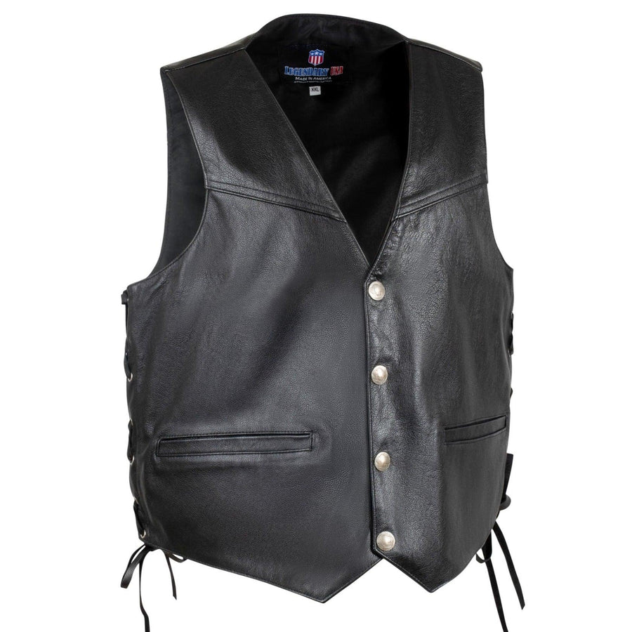 Leather Motorcycle Vests Made in USA | Legendary USA