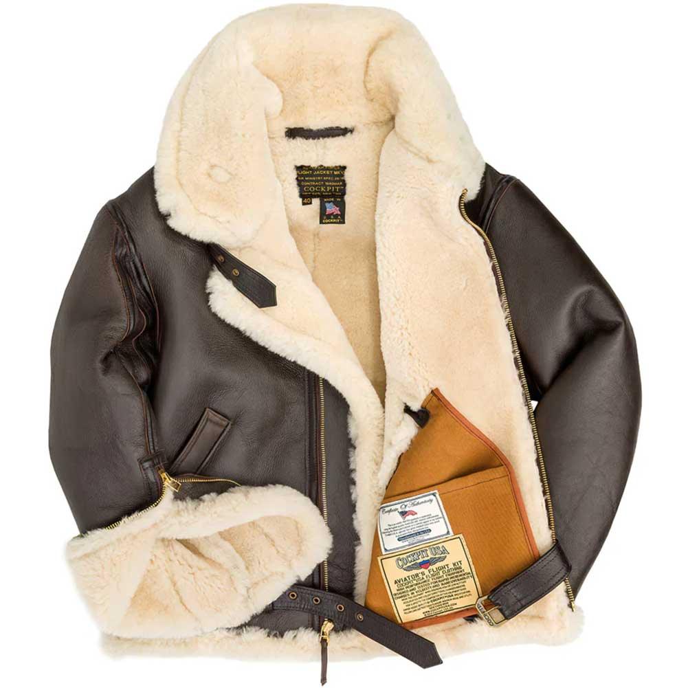 Cockpit USA Champ Sheepskin Bomber Jacket | Legendary USA
