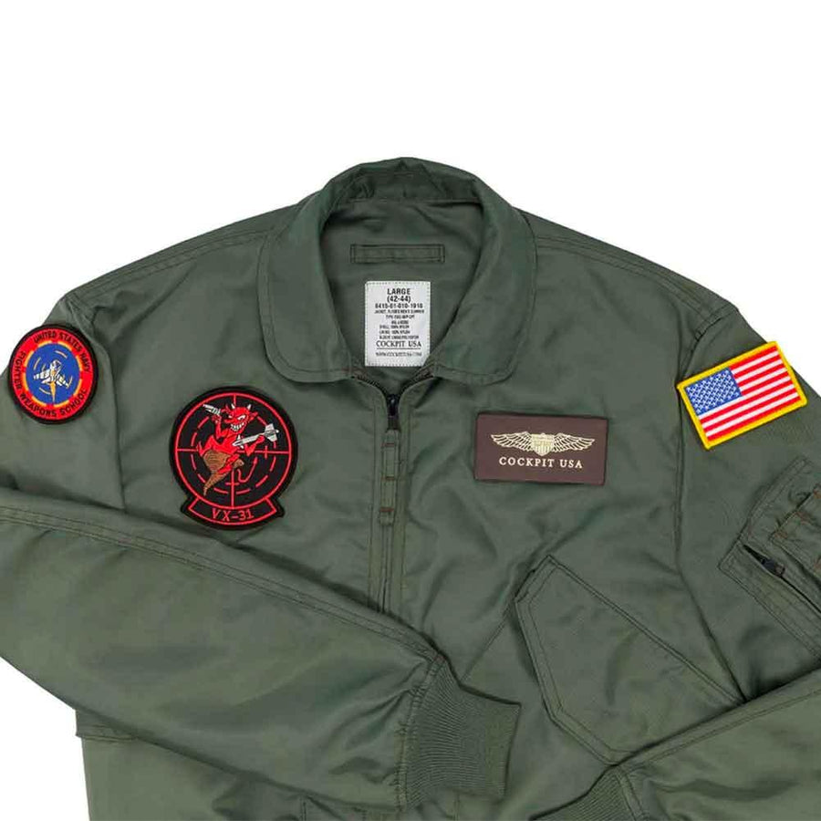 US Navy Flight Jacket | Men's Nylon Jacket | Legendary USA