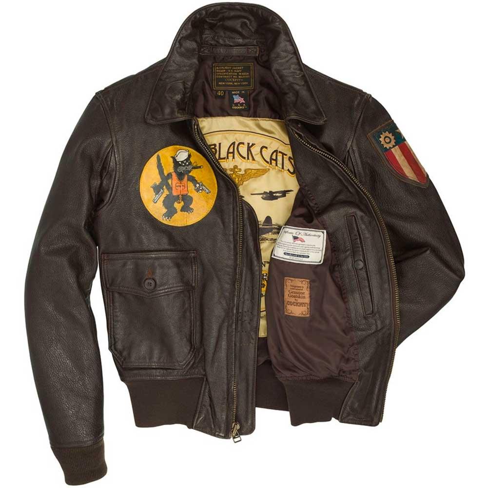 Cockpit Men's Flight Jacket | USN Flight Jacket | Legendary USA